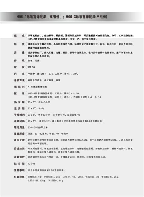 厚浆型环氧富锌底漆 广西南宁维一防腐科技有限公司