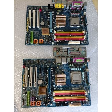 Jual Motherboard Mainboard Mobo Pc Atx Merk Gigabyte Lga Sepaket Prosesor Intel Core Duo
