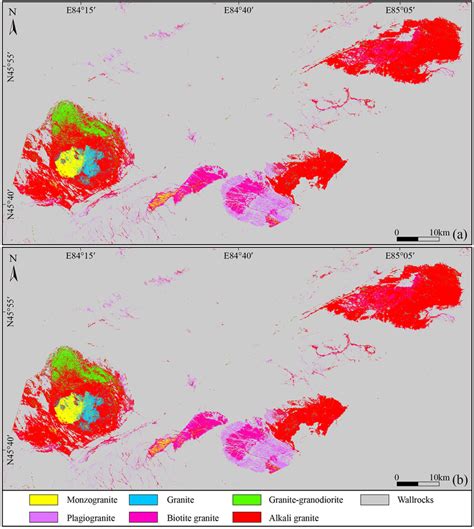 Lithological Classification Extracted From The Advanced Spaceborne