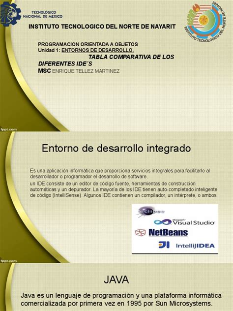 Java Pdf Entorno De Desarrollo Integrado Java Lenguaje De Programación
