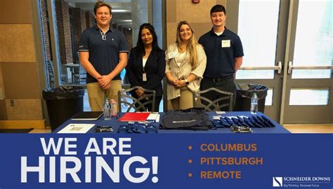 Schneider Downs On Linkedin Hiring Jobopportunities