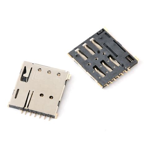 Sim Card Connector 7pin Push Pull Connecteur Sim Nano 7p Sim Card