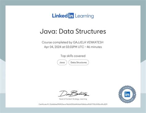 Gajjela Venkatesh On Linkedin Java Datastructures Programming