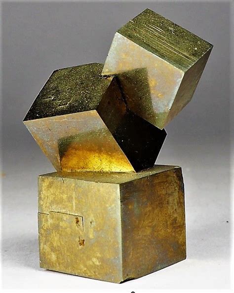 Pyrite Cube Stack Crystals And Minerals Specimens