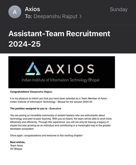 Deepanshu Rajput On Linkedin Excited To Announce That I Have Been Selected As An Executive For