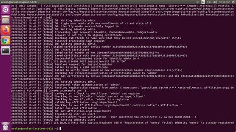 Nodejs Facing Error While Enroll And Register In Hyperledger Fabric Using Node Sdk Stack