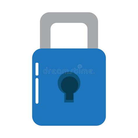 Icono Aislado Del Lockpad Ilustraci N Del Vector Ilustraci N De Blanco