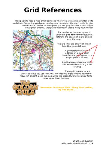 Grid References Teaching Resources