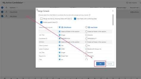 Business Process Errors When Merging Candidate Contacts · Mercury Customer Portal