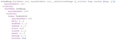 Angular Error During Dynamic Form Creation From Json Cannot Find