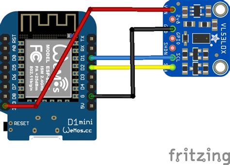 Vl53l0x Time Of Flight Sensor And Esp8266 Esp8266 Learning