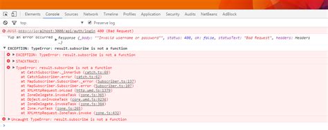 Uncaught Typeerror Result Subscribe Is Not A Function Stack Overflow