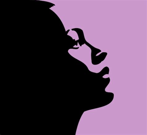 Un Perfil De Chica Con Estilo Y Elegante Vector Premium