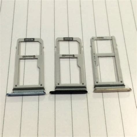 New Single Dual Sim Card Tray Slot Sd Card Holder Adapter For Samsung