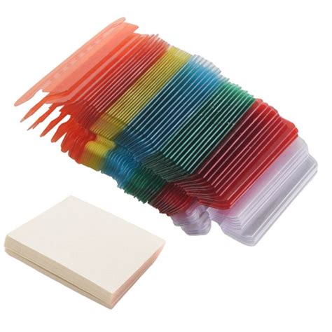 60 Pcs 2 Inch Hanging Folder Tabs And 120 Grids Inserts For Quick