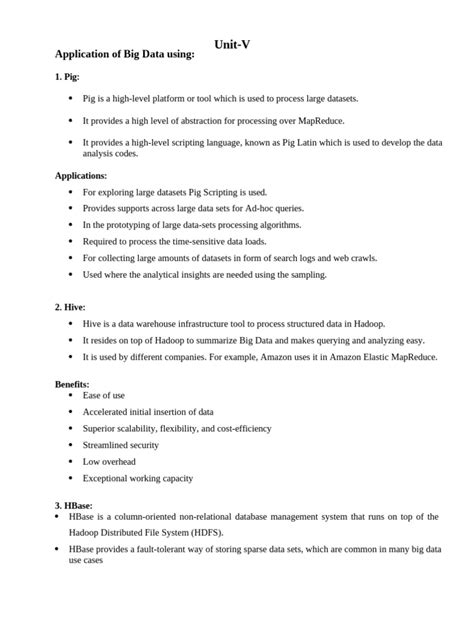 Unit 5 1 Bd Pdf Apache Hadoop Big Data