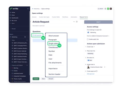 Step By Step Process How To Build A Wrike Request Form