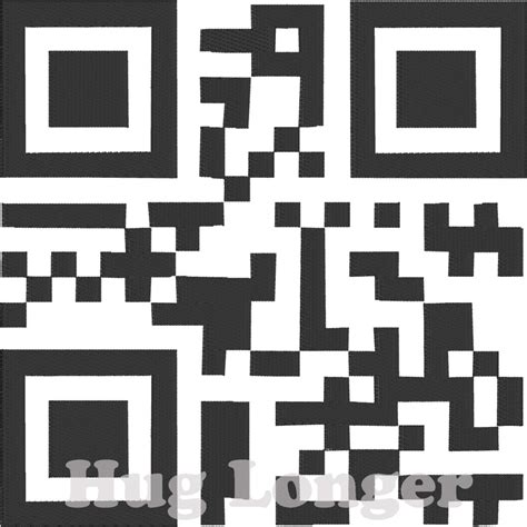 Qr Code Its A Girl 3 Sizes Products Swak Embroidery