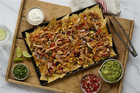 Shredded Chicken Nachos Maple Leaf