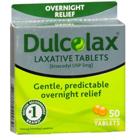 Dulcolax Laxative Tablets 50 Ea Pack Of 2