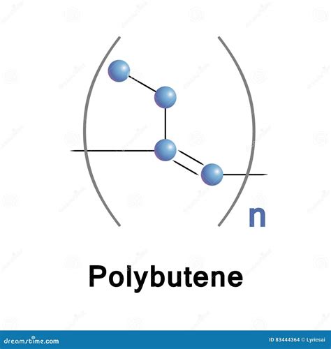 Polybutene Oligomer Plasticizer Stock Vector Illustration Of Compound
