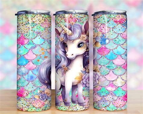Unicorn Burst Tumbler 20 Oz Skinny Artofit