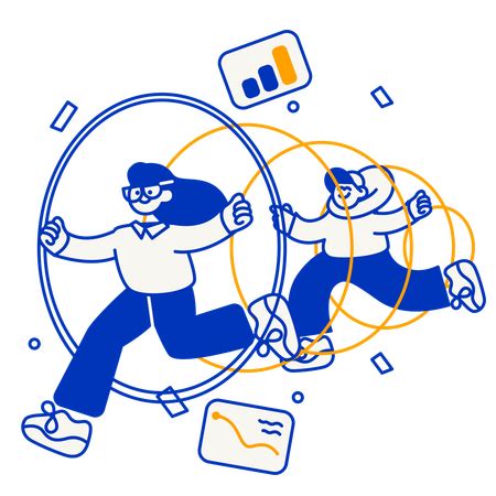 Process Flow Illustrations Free Download In SVG PNG