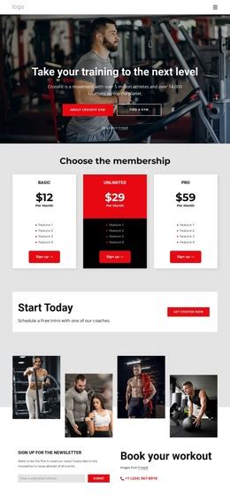 Joining A Sports Club Css Template By Nicepage