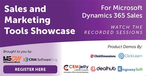 Dynamics 365 Sales And Marketing Demo Showcase Of Top Add On Tools Crm Software Blog Dynamics 365