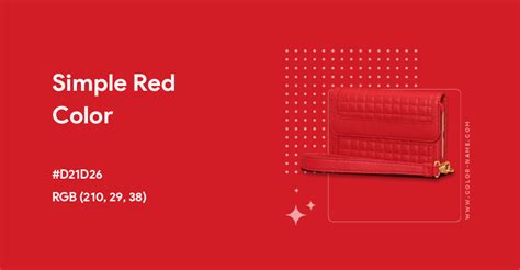 Simple Red Color Hex Code Is D D