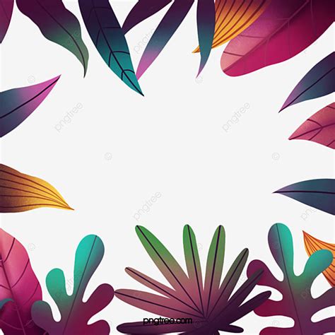 손으로 그린 잎 테두리 일러스트 만화 잎 나뭇잎 단풍 손으로 그린 나뭇잎 테두리 만화 나뭇잎 Png 일러스트 및 Psd 이미지 무료 다운로드 Pngtree