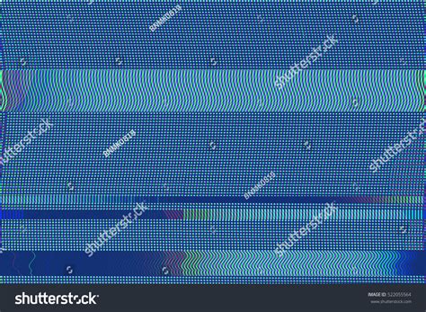 Led Screen Glitch Stock Illustration