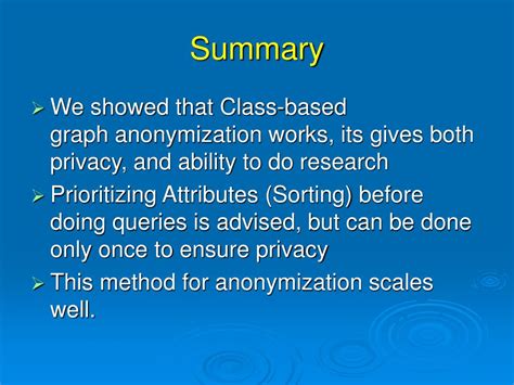 Ppt Class Based Graph Anonymization For Social Network Data