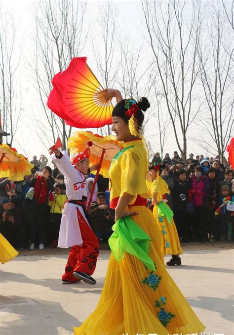 在济南看商河鼓子秧歌欢天喜地过大年