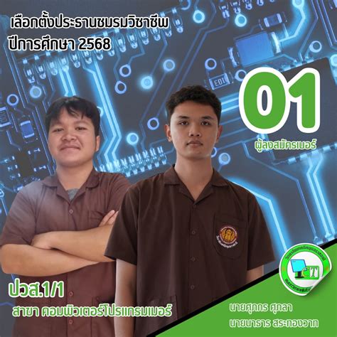 เล แผนกวิชาเทคโนโลยีคอมพิวเตอร์ วิทยาลัยเทคนิคอุบลราชธานี Facebook