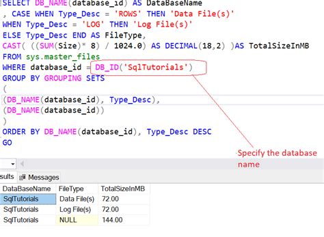 How To Get The Sizes Of All Databases On A Sql Server Sql Bi Tutorials