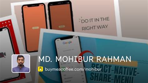 Md Mohibur Rahman Is Creating Tutorial On Frontend Animations Mostly On React Native