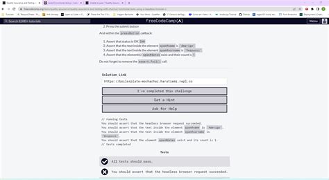 Quality Assurance And Testing With Chai Functional Tests With Zombie