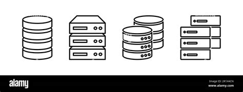 Database Icon Vector Database Vector Icon Stock Vector Image And Art Alamy