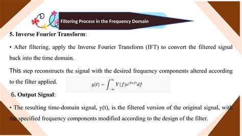 Filtering In The Frequency Domain Networkpptx
