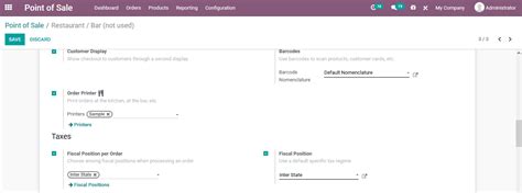 Creating Restaurant Pos Session Odoo 14 Enterprise Book Pos
