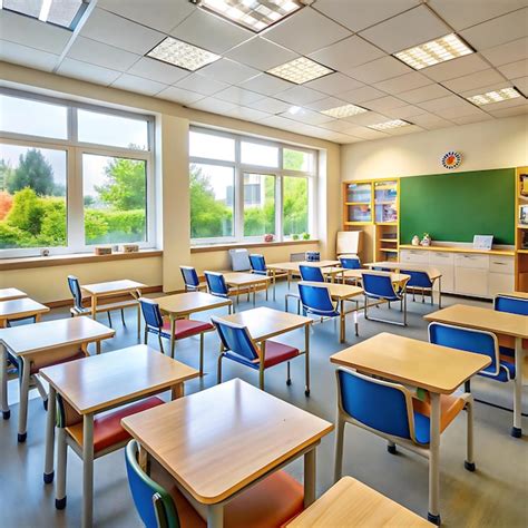View In Class Room Premium Ai Generated Image
