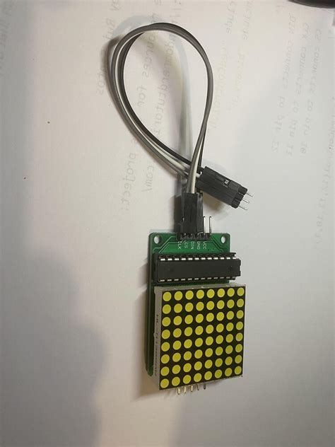 Arduino And 8x8 Dot Matrixwhite To Indicator Board General Guidance Arduino Forum