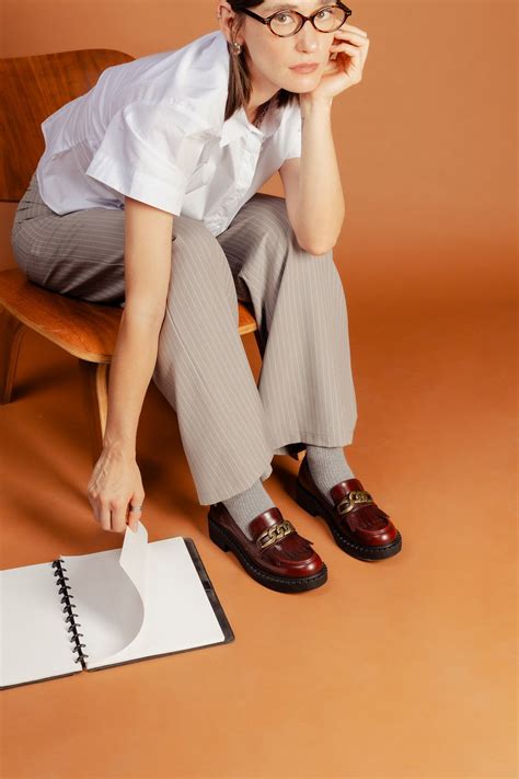 Brogue Para Mujer Lob Footwear Rojo 91805978 Lob Footwear