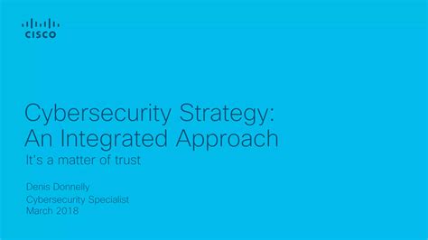 Cisco Connect 2018 Singapore Cybersecurity Strategy Pdf