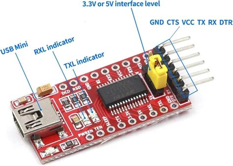 Mini USB To TTL Serial Converter Adapter Board V V For Arduino In Nepal At NPR Rating