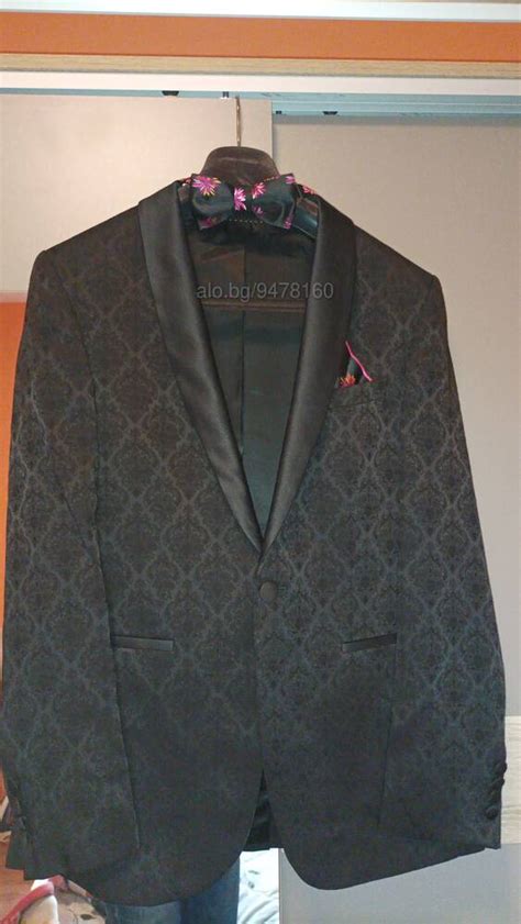 Абитуриентски костюм M Костюм Мъжко Черен Облекло Пловдив Костюмът е носен само за аби