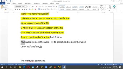 rhcsa chapter5 v3 vim editor in english youtube