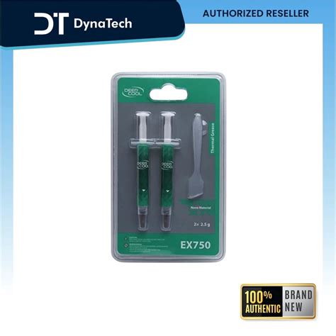 Deepcool Ex750 Enthusiast Grade Thermal Paste 5g 2x 25g 3g 2x 1