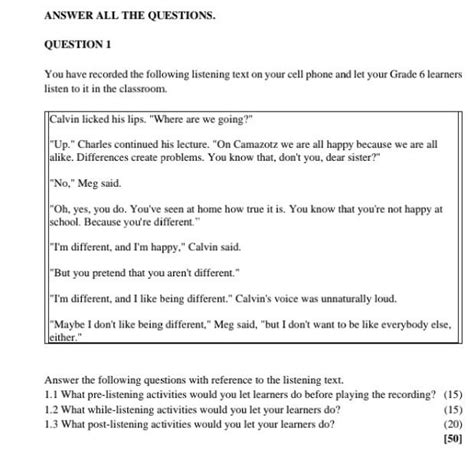 You Have Recorded The Following Listening Text On